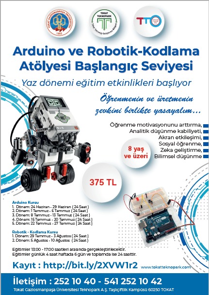 08 20 Yaş Aralığındaki çocuklarımızın Arduino Ve Robotik Kodlama